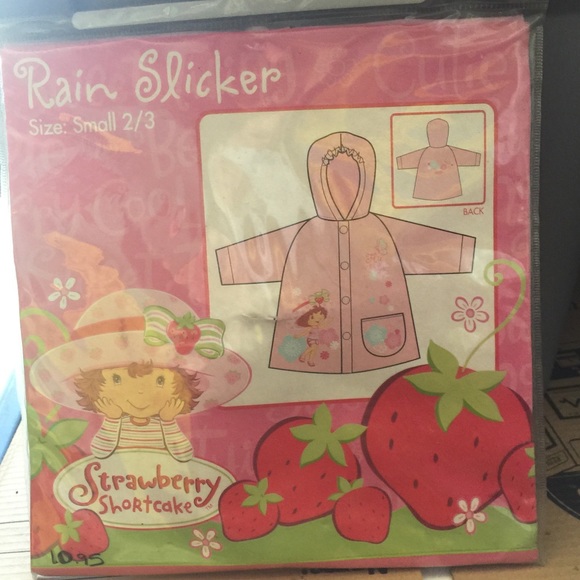 Jackets & Coats | Strawberry Shortcake Raincoat M5 | Poshmark